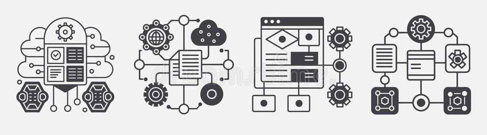 Set Machine Learning Application Template Design Lot Options for ...