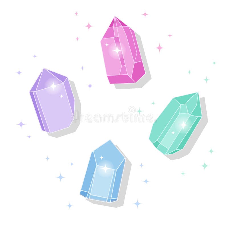 Magic Crystals Stock Illustrations – 26,179 Magic Crystals Stock ...