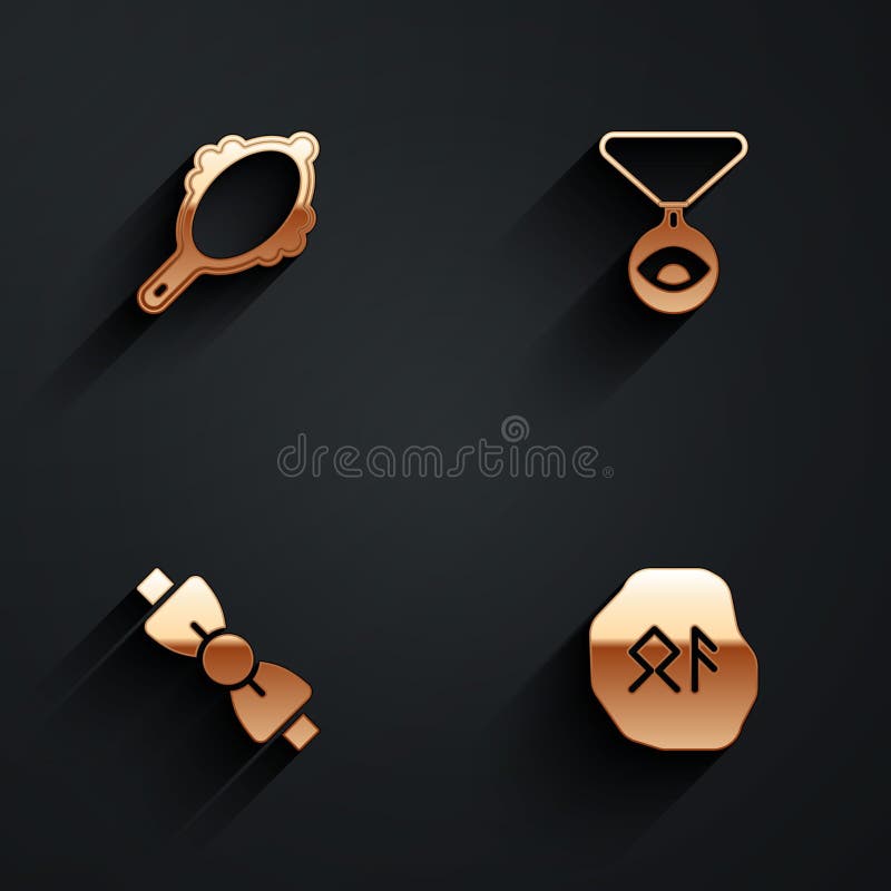 Magic Hand Mirror Medallion Stock Illustrations – 19 Magic Hand Mirror ...