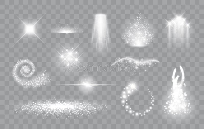 Magic Light Vector Effect. Glow Special Effect Light, Flare, Star And ...