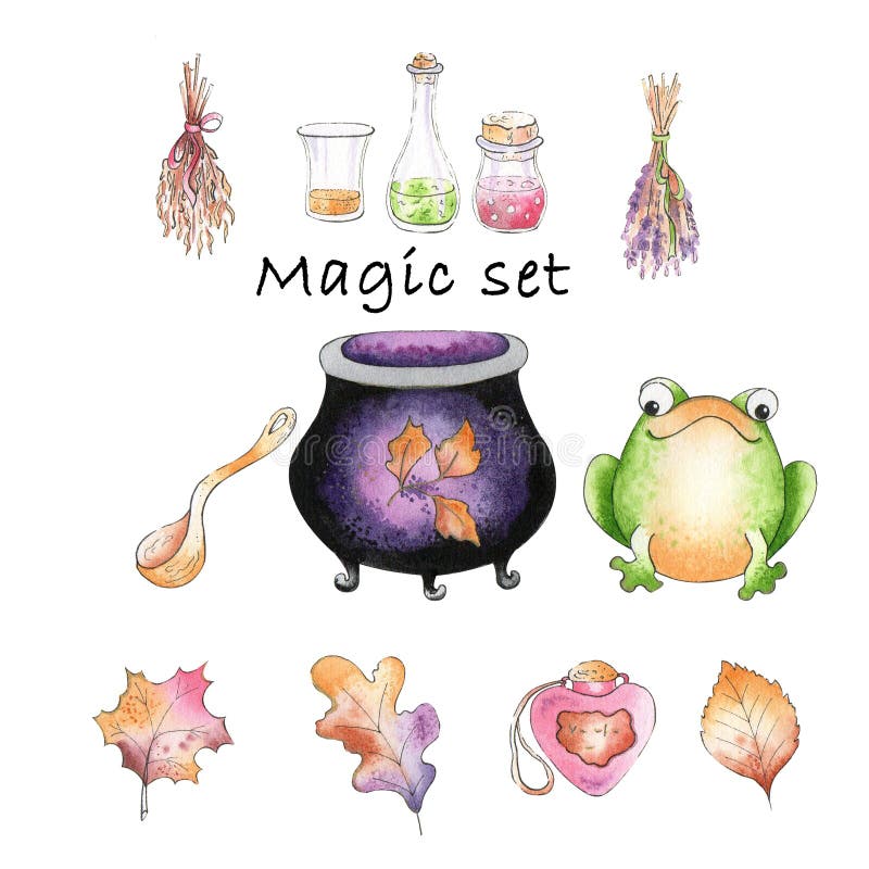 Magic frog stock illustration. Illustration of nature - 32126248