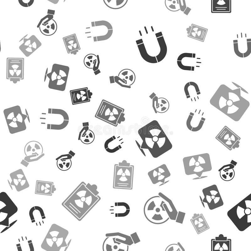 Set Magnet, Radioactive, Radioactive in Location and Radiation Warning ...