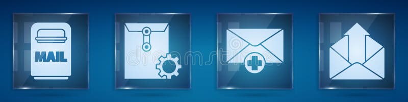 Set Mail Box, Envelope Setting, Received Message Concept and Outgoing ...