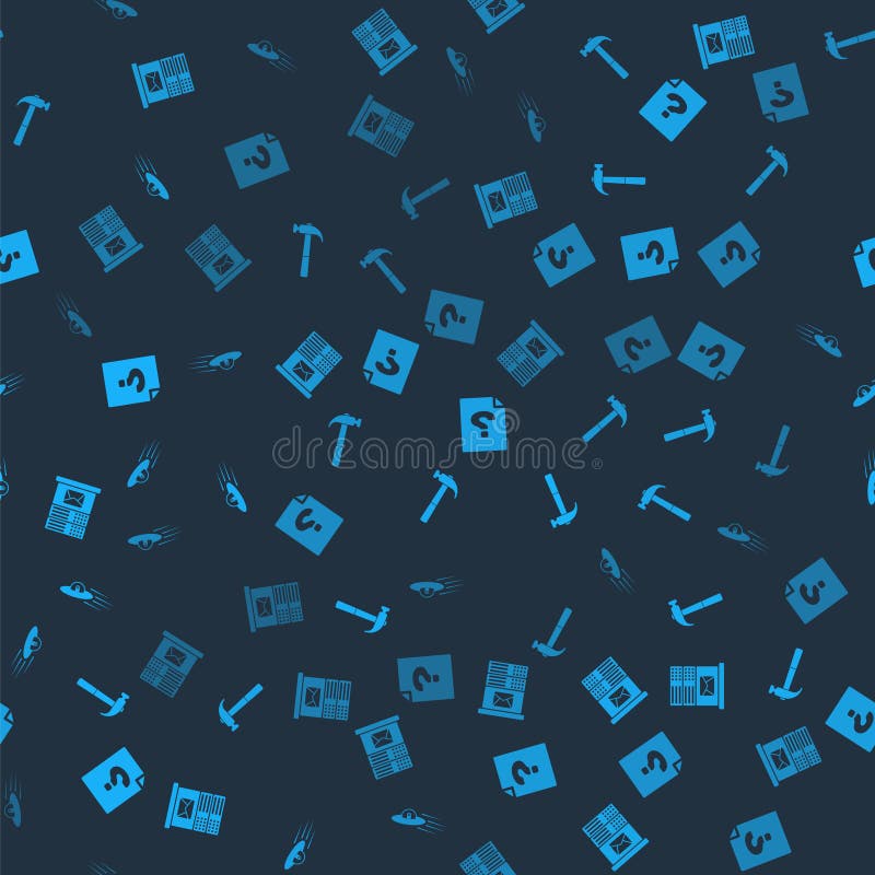 Set Mail Server, Hammer, Unknown Document and UFO Flying Spaceship and ...