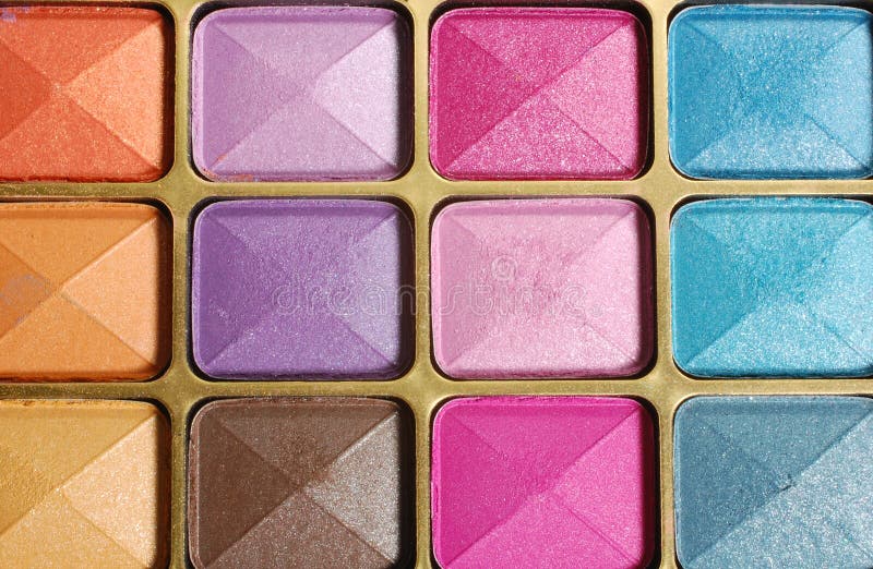 Set of make up stock image. Image of powder, shining - 14482805