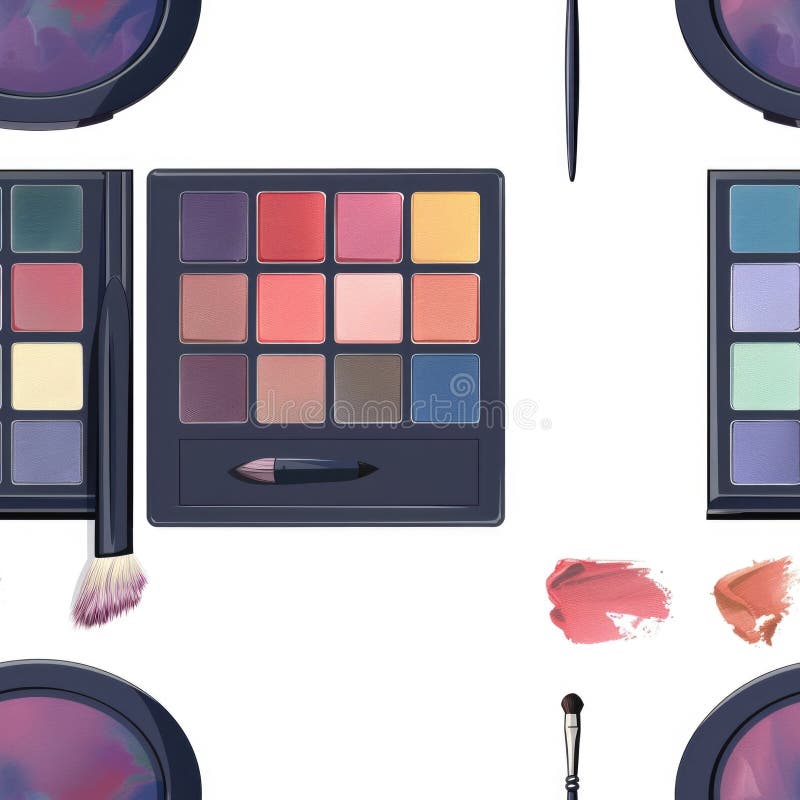 Set of Makeup Tools on a Clean, Neutral Backdrop. Ideal for Beauty and ...