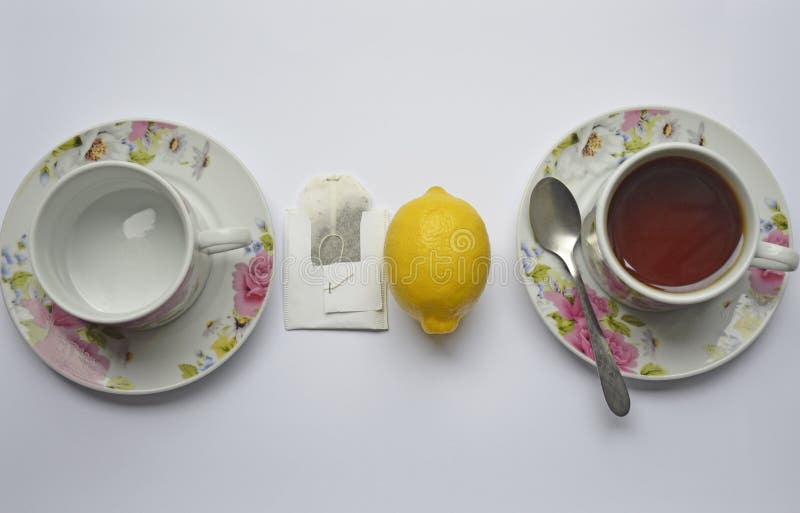 A Set for Making Delicious and Fragrant Tea with Lemon and without ...