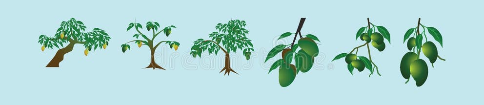 Cartoon Mango Tree Background Stock Illustrations – 603 Cartoon Mango ...