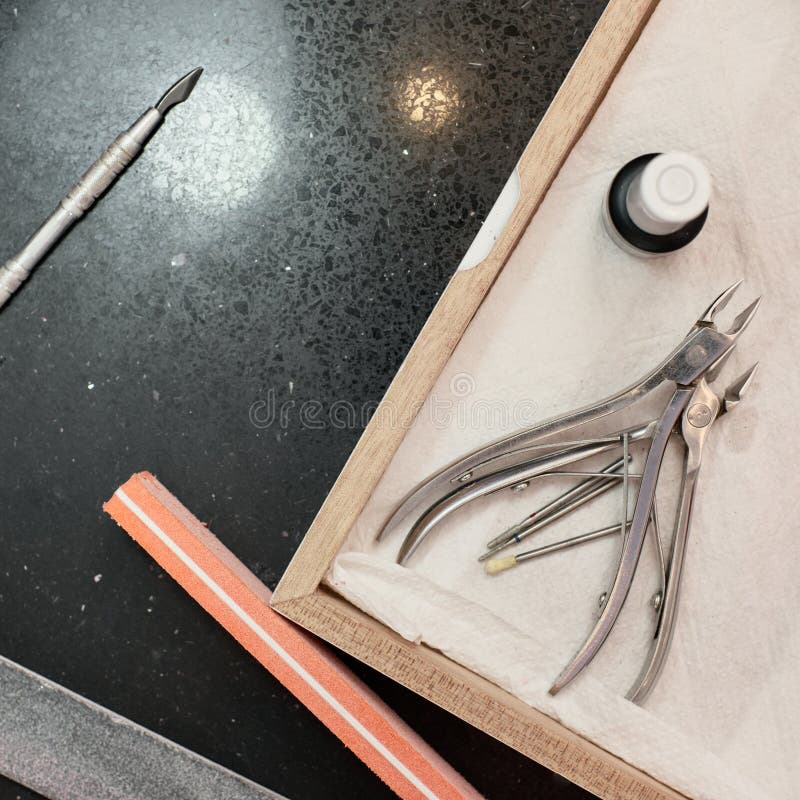 Set of manicure tools stock photo. Image of healthy - 116891084