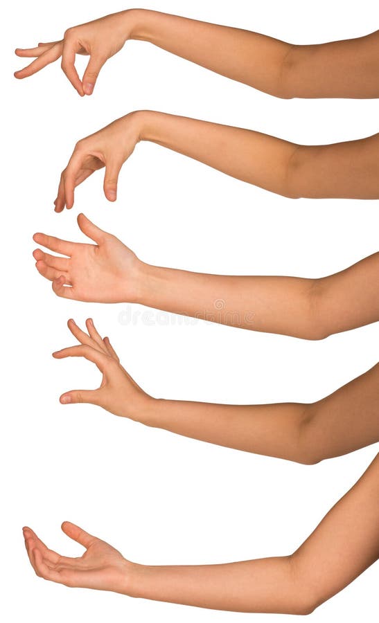 The Open Hands of a Young Woman Stock Photo - Image of giving, begging ...