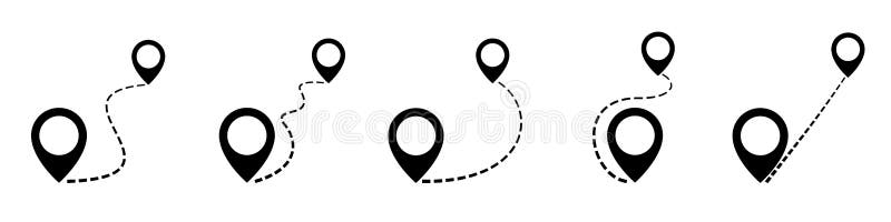 Map Distance Measuring Vector Icon Stock Vector - Illustration of ...