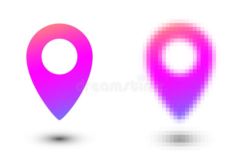Set of map pin point icons stock vector. Illustration of element ...