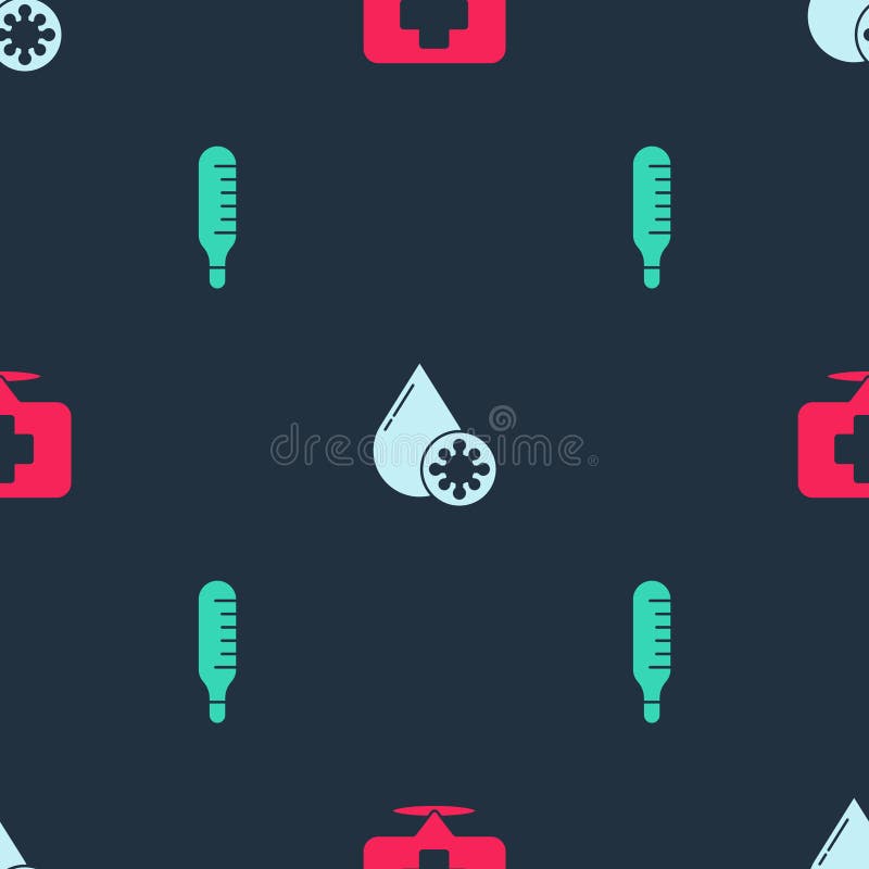 Set Map Pointer with Cross Hospital, Blood Test and Virus and Medical ...