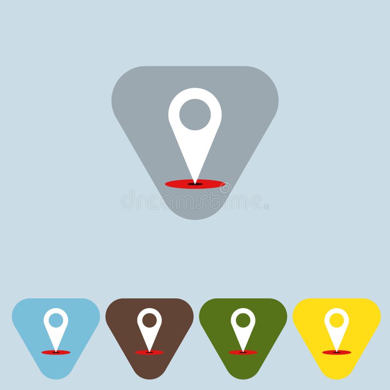 Set of Map Pointers - Vector Stock Vector - Illustration of navigation ...