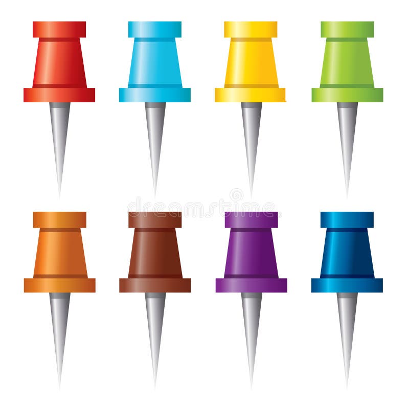 Colorful Paint Brush with Can Collection Stock Vector - Illustration of ...