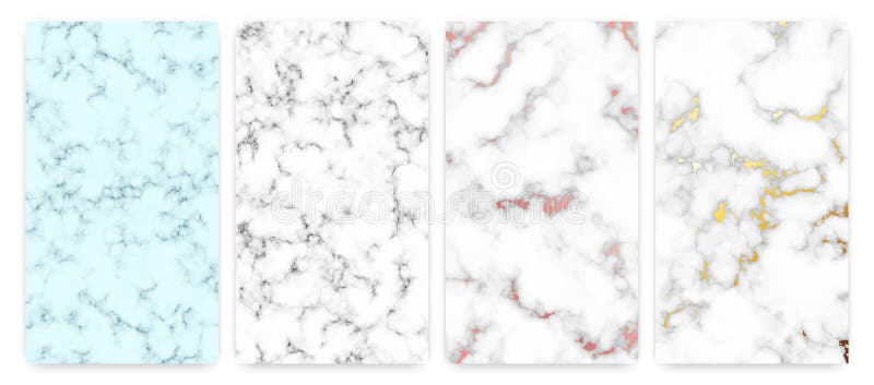 Set of Marble Texture Backgrounds Stock Vector - Illustration of ...