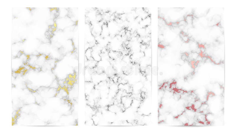 Set of Marble Texture Backgrounds Stock Vector - Illustration of frame ...