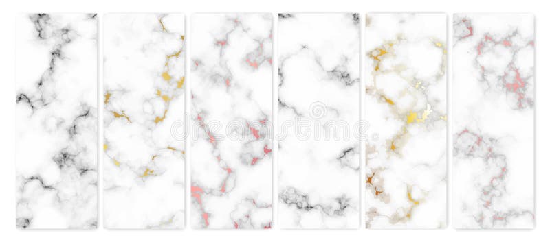 Set of Marble Texture Backgrounds Stock Vector - Illustration of modern ...