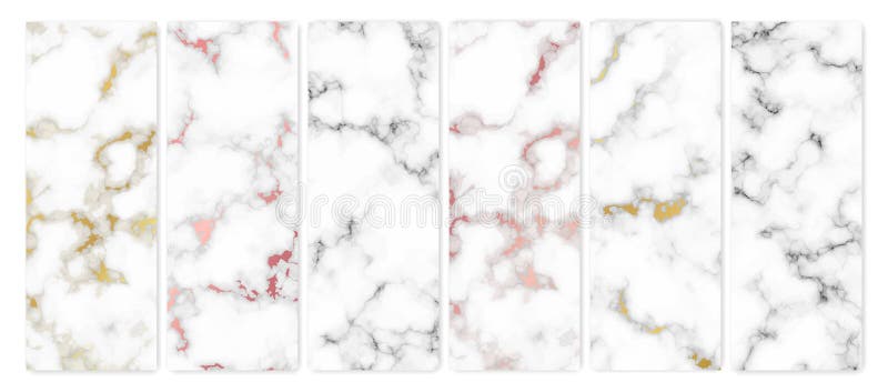 Set of Marble Texture Backgrounds Stock Vector - Illustration of ...