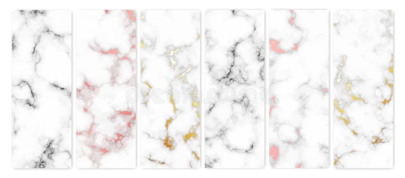 Set of Marble Texture Backgrounds Stock Vector - Illustration of ...