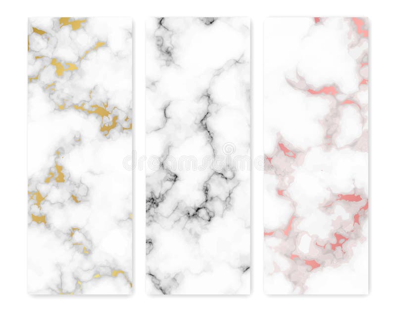 Set of Marble Texture Backgrounds Stock Vector - Illustration of luxury ...