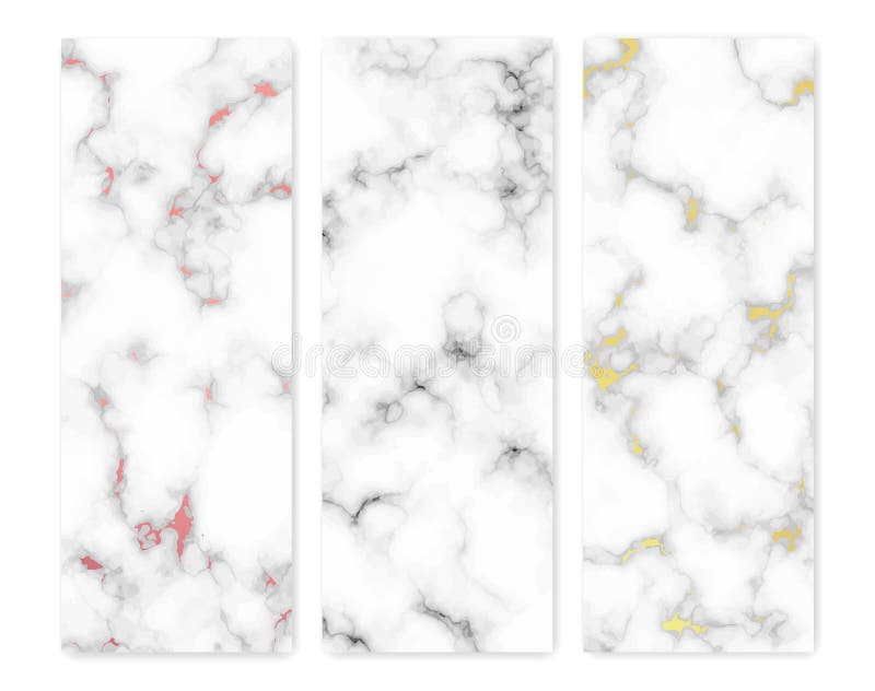 Set of Marble Texture Backgrounds Stock Vector - Illustration of ...