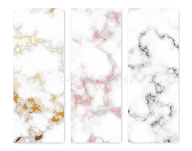Set of Marble Texture Backgrounds Stock Vector - Illustration of ...