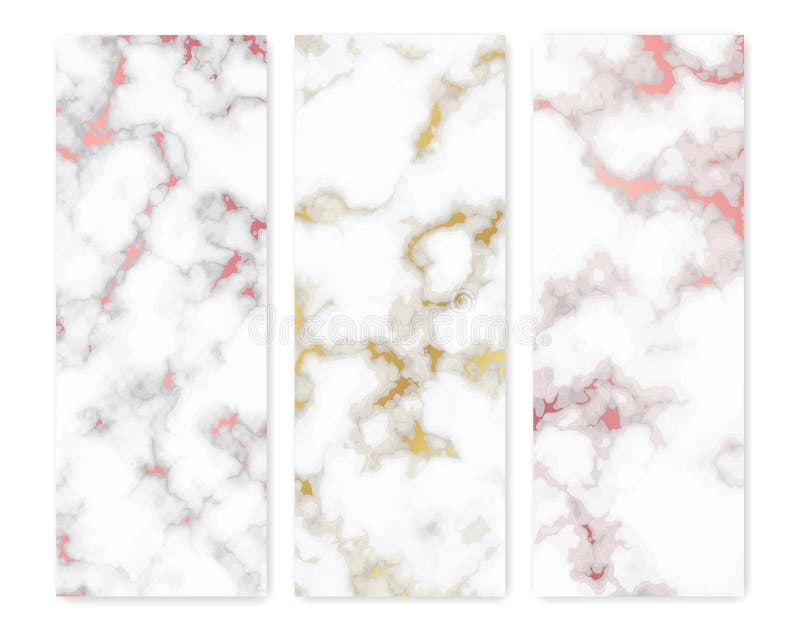 Set of Marble Texture Backgrounds Stock Vector - Illustration of modern ...