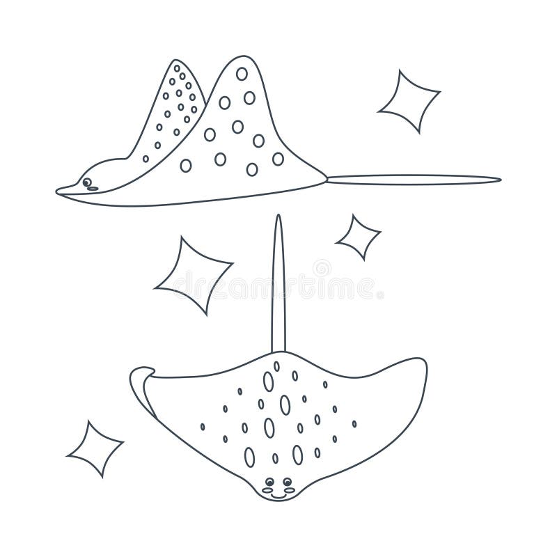 Stingray Line Stock Illustrations – 1,357 Stingray Line Stock ...
