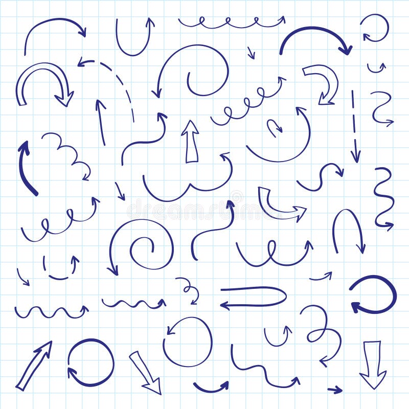 Set of marker arrows. stock vector. Illustration of symbol - 232898934