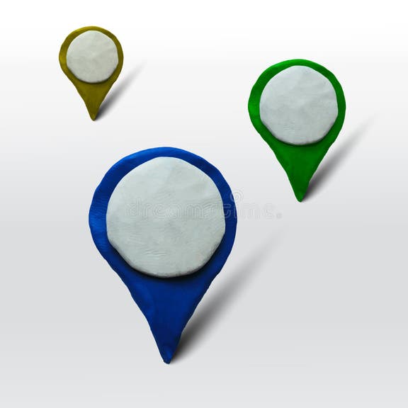 Set of Markers for Maps or Places Stock Vector - Illustration of ...