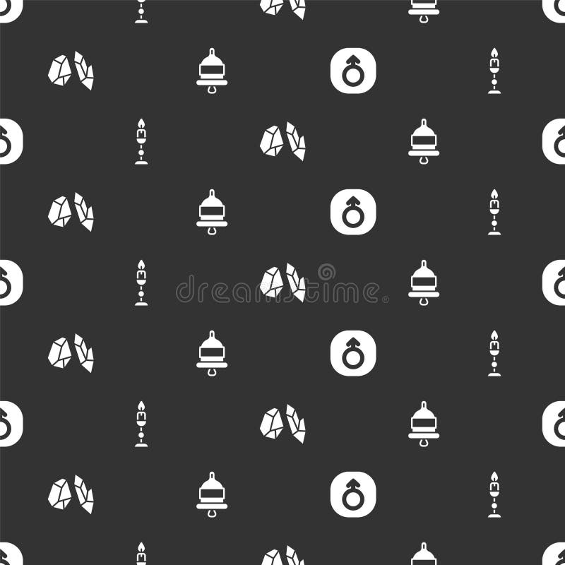 Set Mars, Burning Candle, Magic Stone and Ringing Alarm Bell on ...