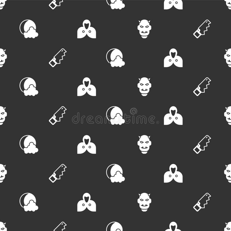 Set Mask of the Devil with Horns, Hand Saw, Moon Stars and Mantle ...