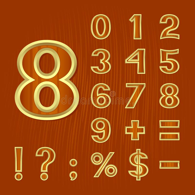 Set of Mathematical Symbols Stock Vector - Illustration of math, point ...