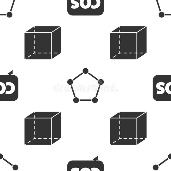 Set Mathematics Function Cosine, Geometric Figure Pentagonal Prism and ...