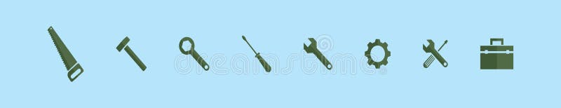 Set of Measuring Tools Cartoon Icon Design Template with Various Models ...