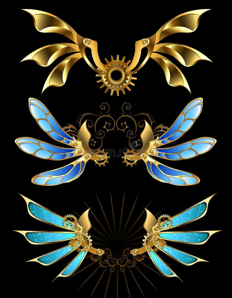 Steampunk Wings Stock Illustrations – 1,199 Steampunk Wings Stock ...