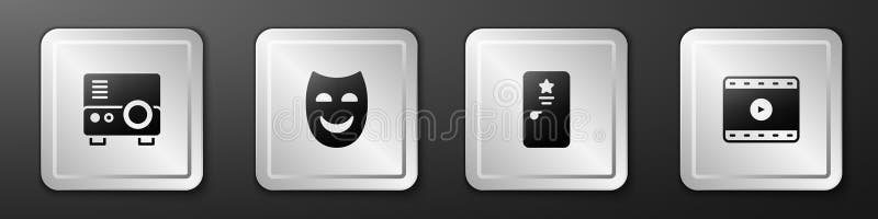 Set Media Projector, Comedy Theatrical Mask, Backstage and Play Video ...