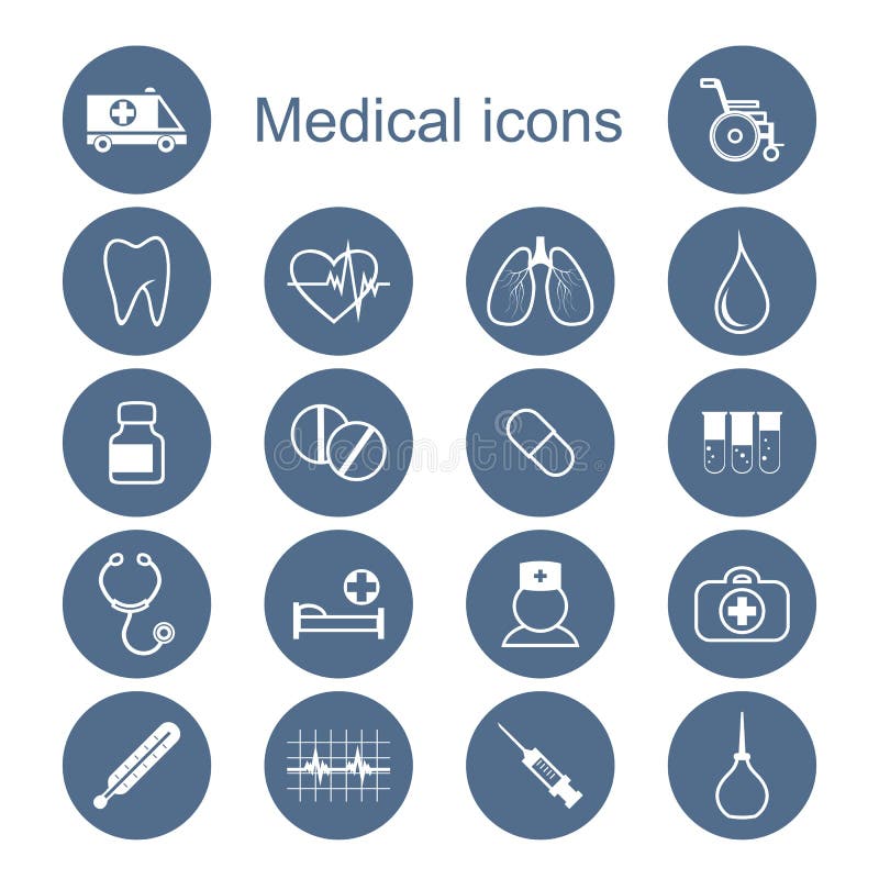 Medical modality icon sets stock vector. Illustration of cloud - 73533205