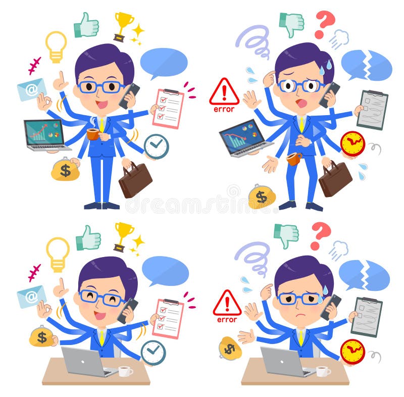 Teacher Multitasking Stock Illustrations – 113 Teacher Multitasking ...