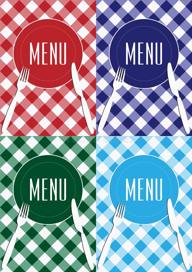 Set of Menu Card Covers stock vector. Illustration of restaurant - 18500576