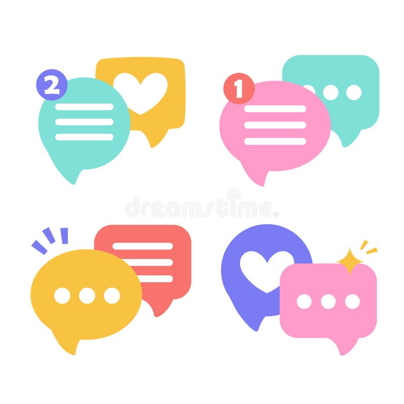 Network Chat Box Symbols Stock Illustrations – 206 Network Chat Box ...