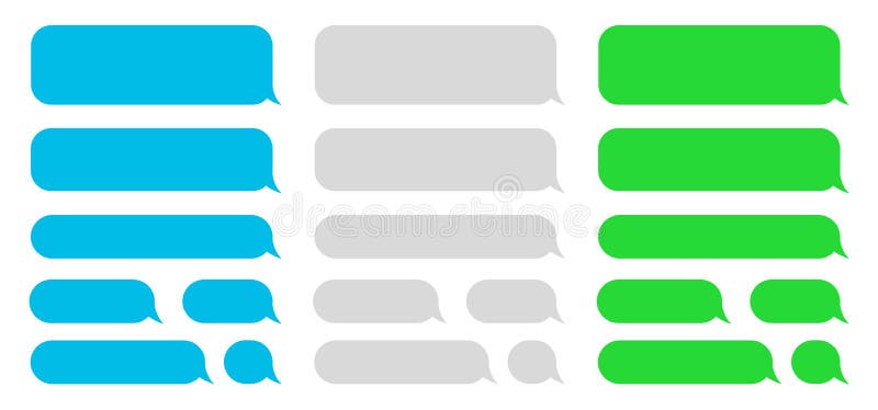 Set Message Icons, Dialogue. Social Network Chatting Window â€“ for ...