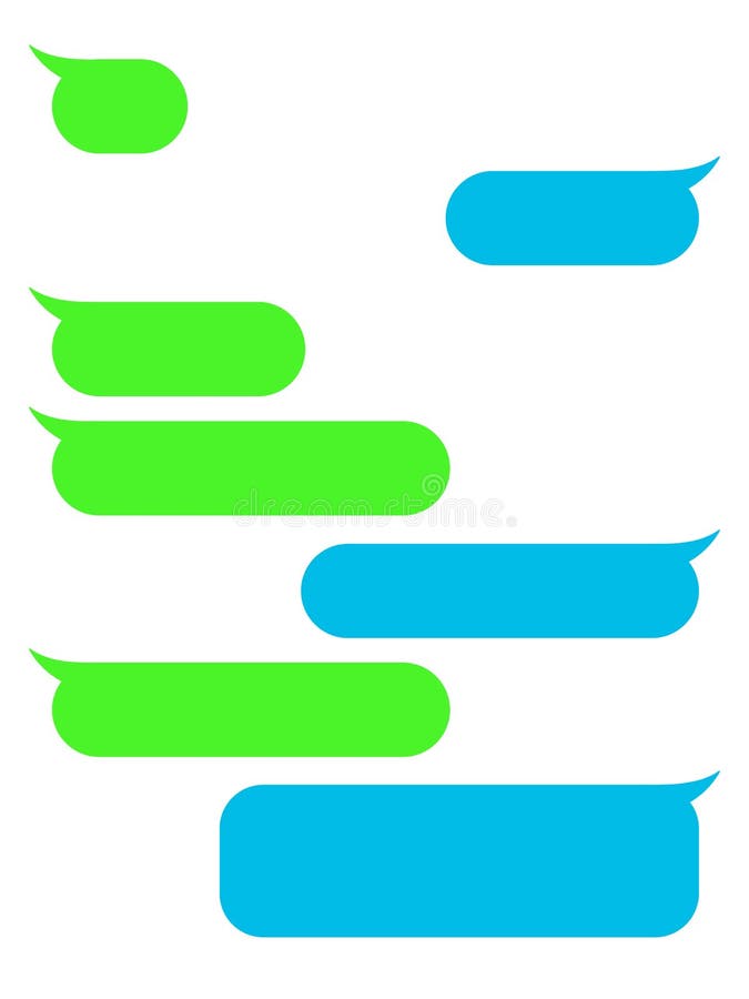 Set Message Icons, Dialogue. Social Network Chatting Window â€“ Vector ...