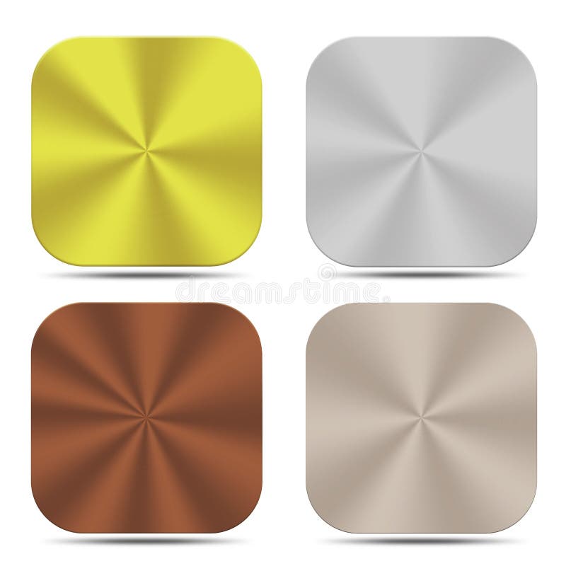 Silver Gold Platinum Icons Stock Illustrations – 566 Silver Gold ...