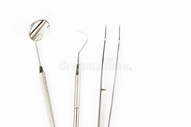 Set of Metal Medical Equipment Tools Stock Image - Image of handle ...