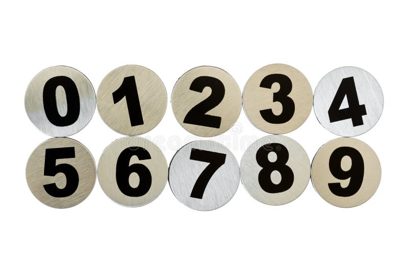 Old metal numbers stock photo. Image of retro, block - 26948028