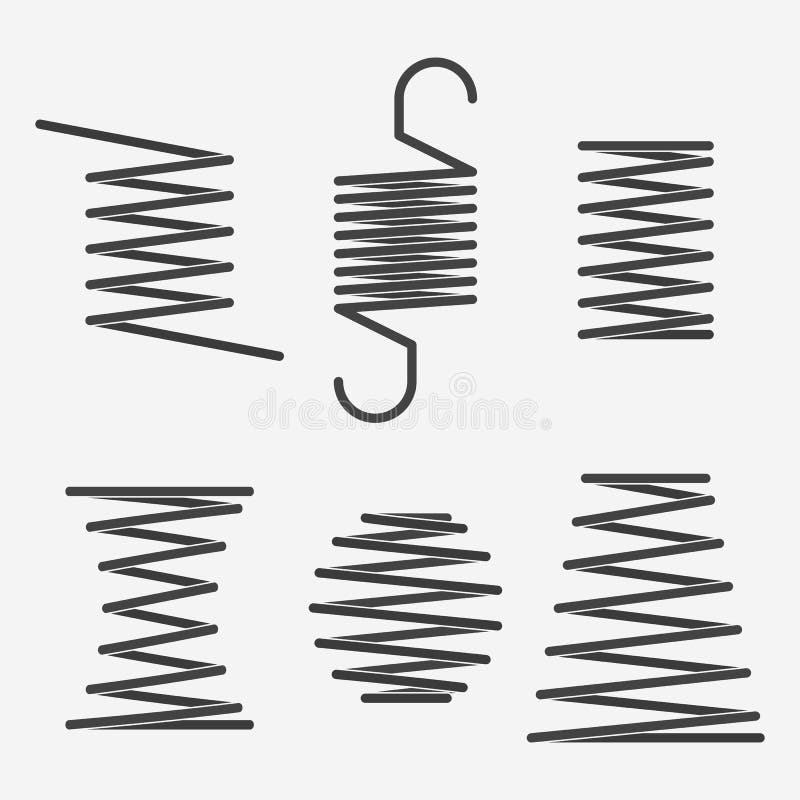 Metal Springs Vector Stock Illustrations – 318 Metal Springs Vector ...