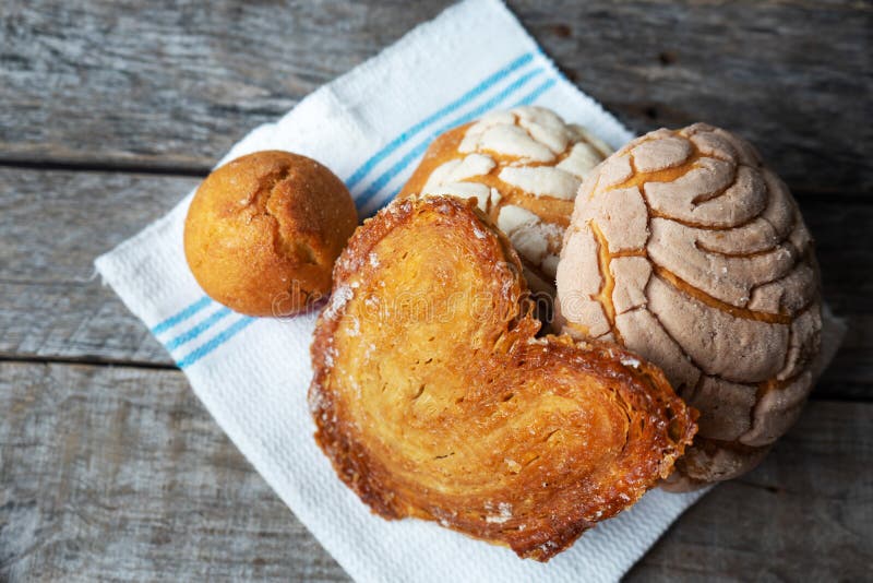 Set of mexican sweet bread stock image. Image of traditional - 175557821