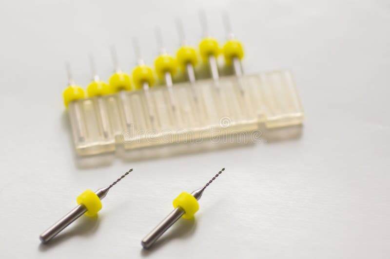 Set of Micro Drill Bits, Color Coded in Plastic Box. for Drilling ...